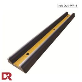 Heavy duty double D rubber wall protector