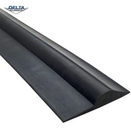 Garage door threshold rubber